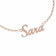 Personalized Name Necklace Sara 14K Gold | TheNetJeweler